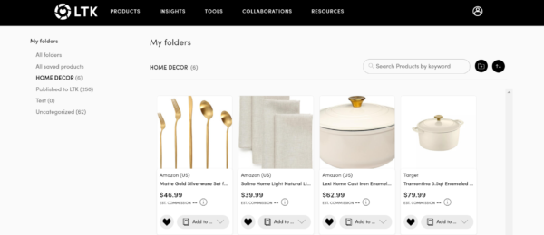 HOW TO USE LTK PRODUCT LINK ON DESKTOP